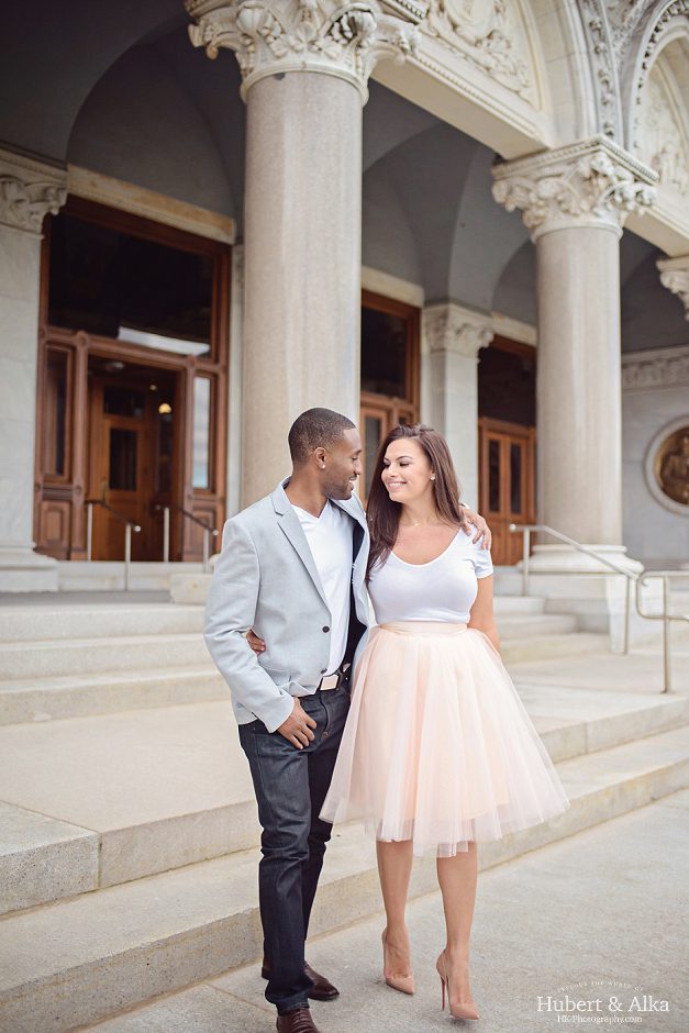 Jennifer and Matthew's Bushnell Downtown Hartford CT Fall Engagement ...